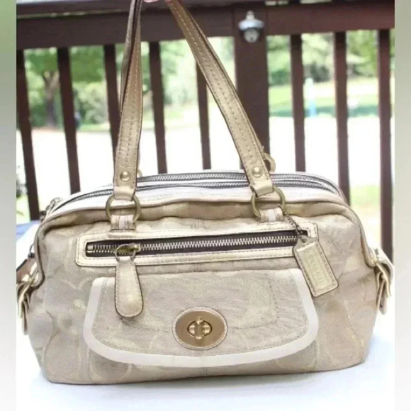 Coach | Bags | Coach Signature Logo Satchel | Poshmark